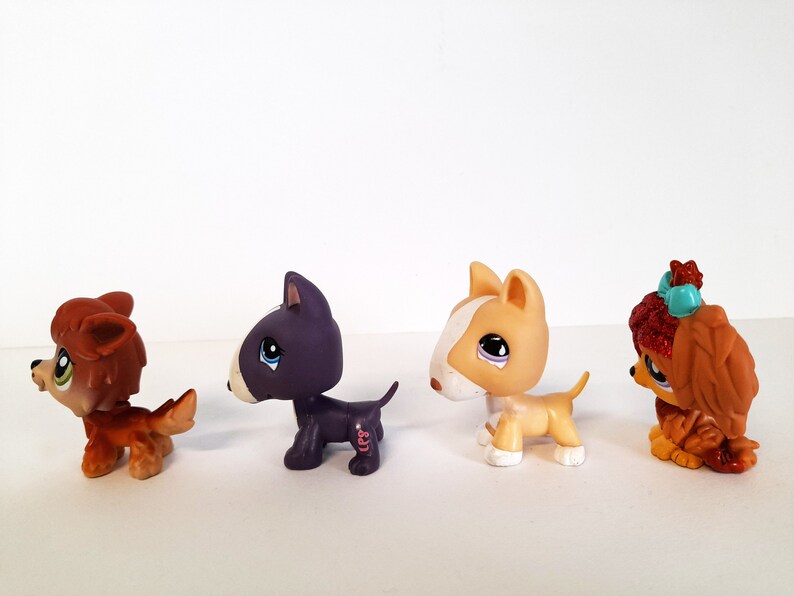 Littlest Pet Shop Wolf 2141 Bull Terrier 2448 860 Lhasa Apso 22786 ...