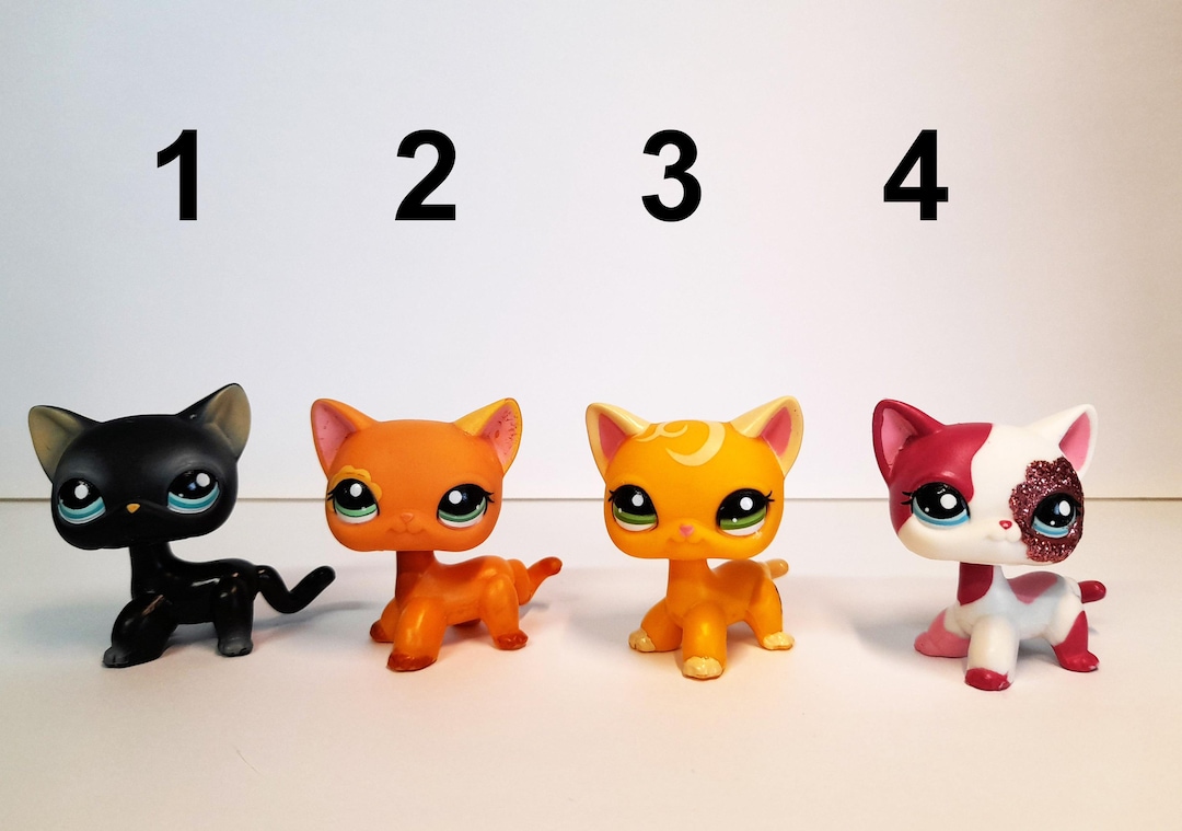 Littlest Pet Shop Cats Shorthair 994 1643 2194 2291 Hasbro Authentic ...