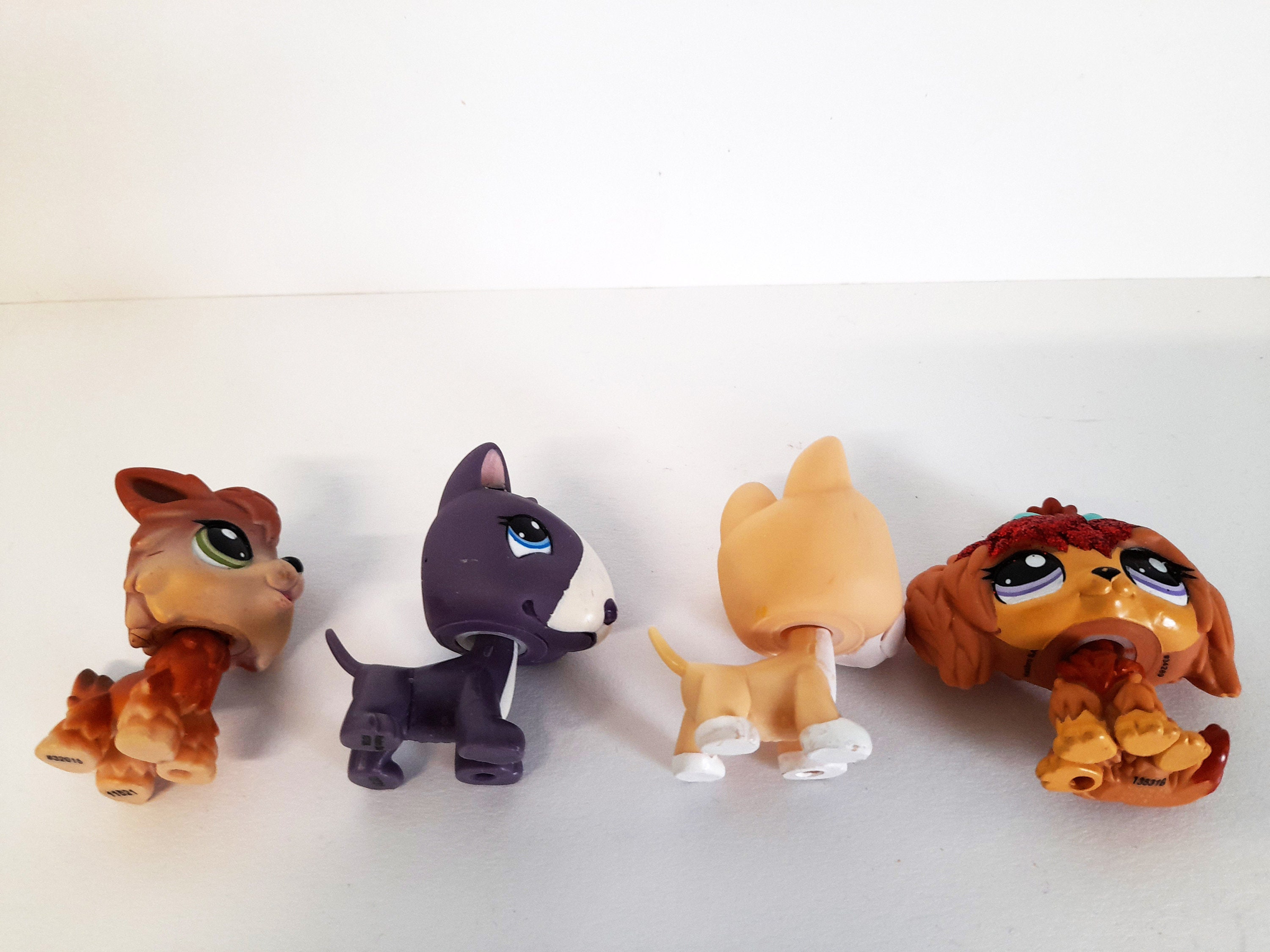 Littlest Pet Shop Wolf 2141 Bull Terrier 2448 860 Lhasa Apso 22786 ...