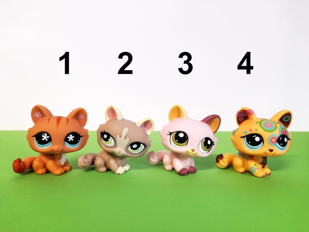 Littlest Pet Shop Cats Kittens #649 #1370 #1489 #1839 Hasbro Authentic ...