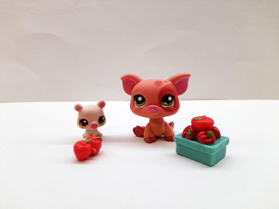 LPS Littlest Pet Shop Pig #2672 #2673 Mommy / Baby Hasbro Authentic - Etsy