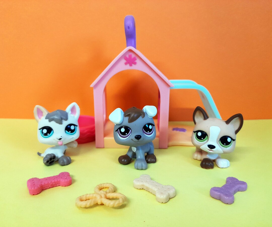 Littlest Pet Shop Triplets Puppies Dogs 1876 1877 1878 Petriplets ...