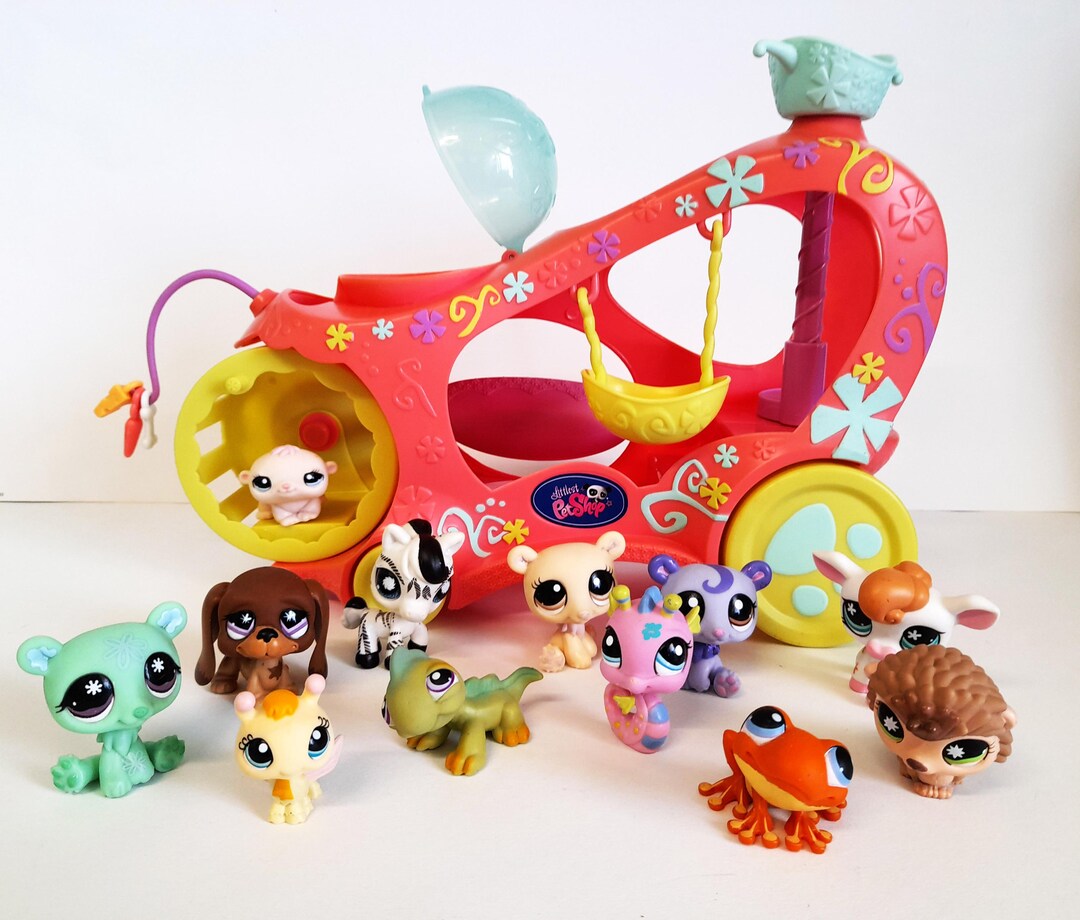 LPS Littlest Pet Shop Hamster Wheel Paws Powered Cruiser Playset With ...