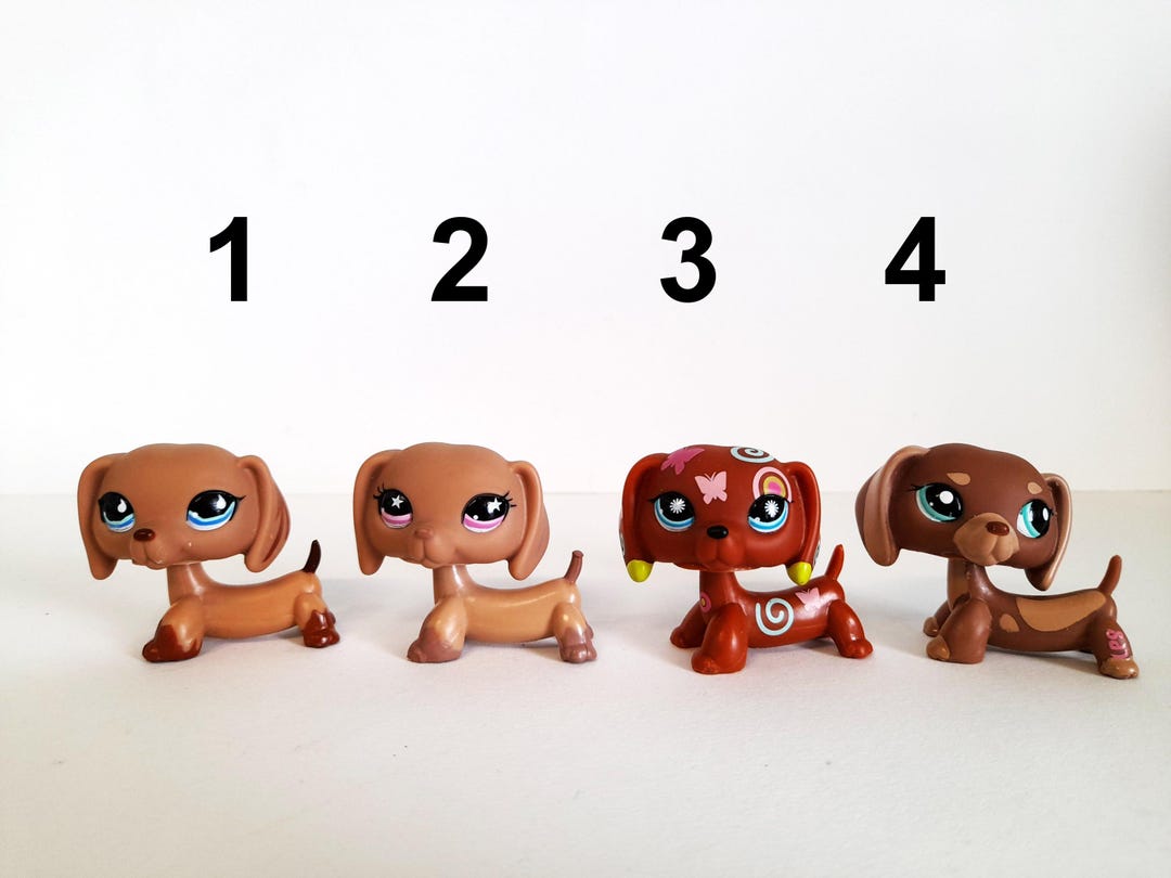 Littlest Pet Shop Dachshund 518 932 1010 1751 Hasbro Authentic LPS - Etsy