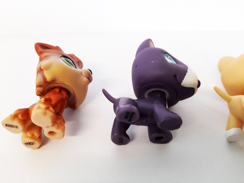 Littlest Pet Shop Wolf 2141 Bull Terrier 2448 860 Lhasa Apso 22786 ...