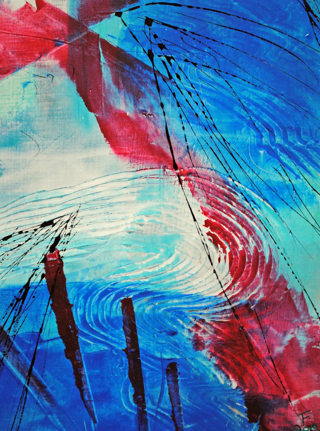 Stasis in Motion II Origional Art - Etsy