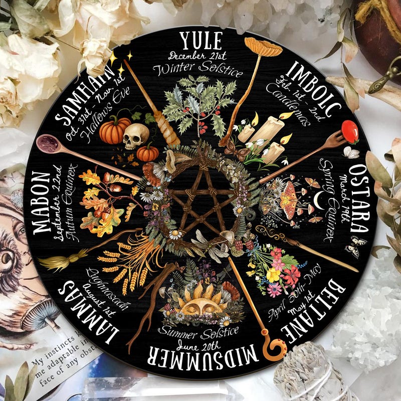 Wheel of the Year - Etsy