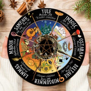 Wheel of the Year, Pagan Calendar, Witchcraft, Wicca, Samhain, Yule ...