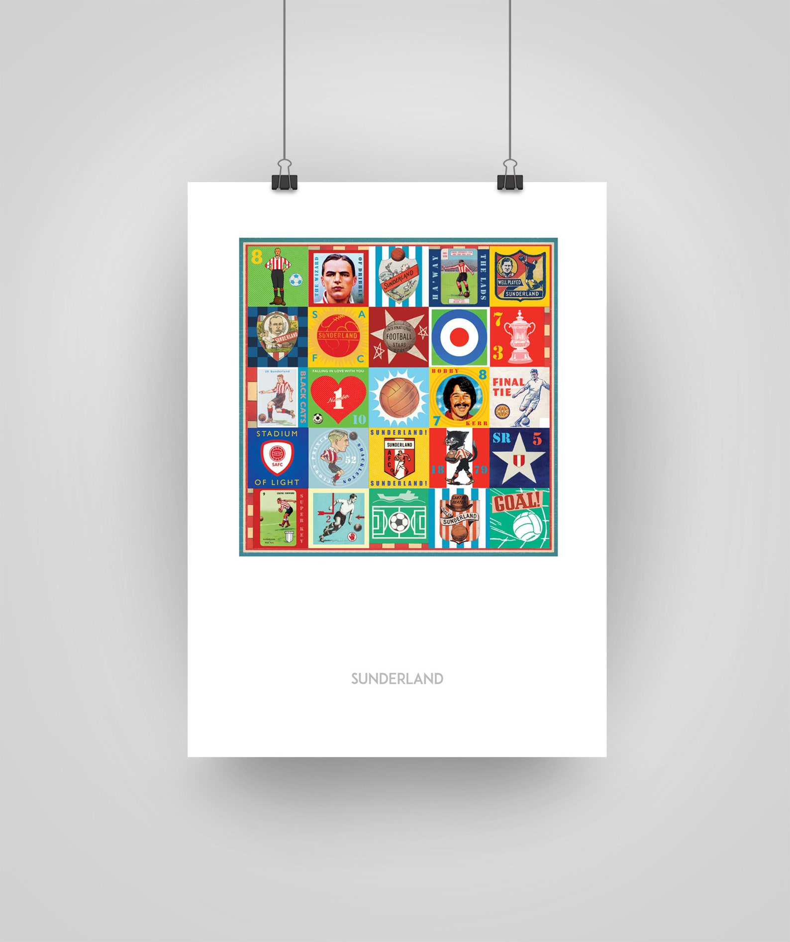 Sunderland Print Sunderland Poster Pop Art Retro - Etsy