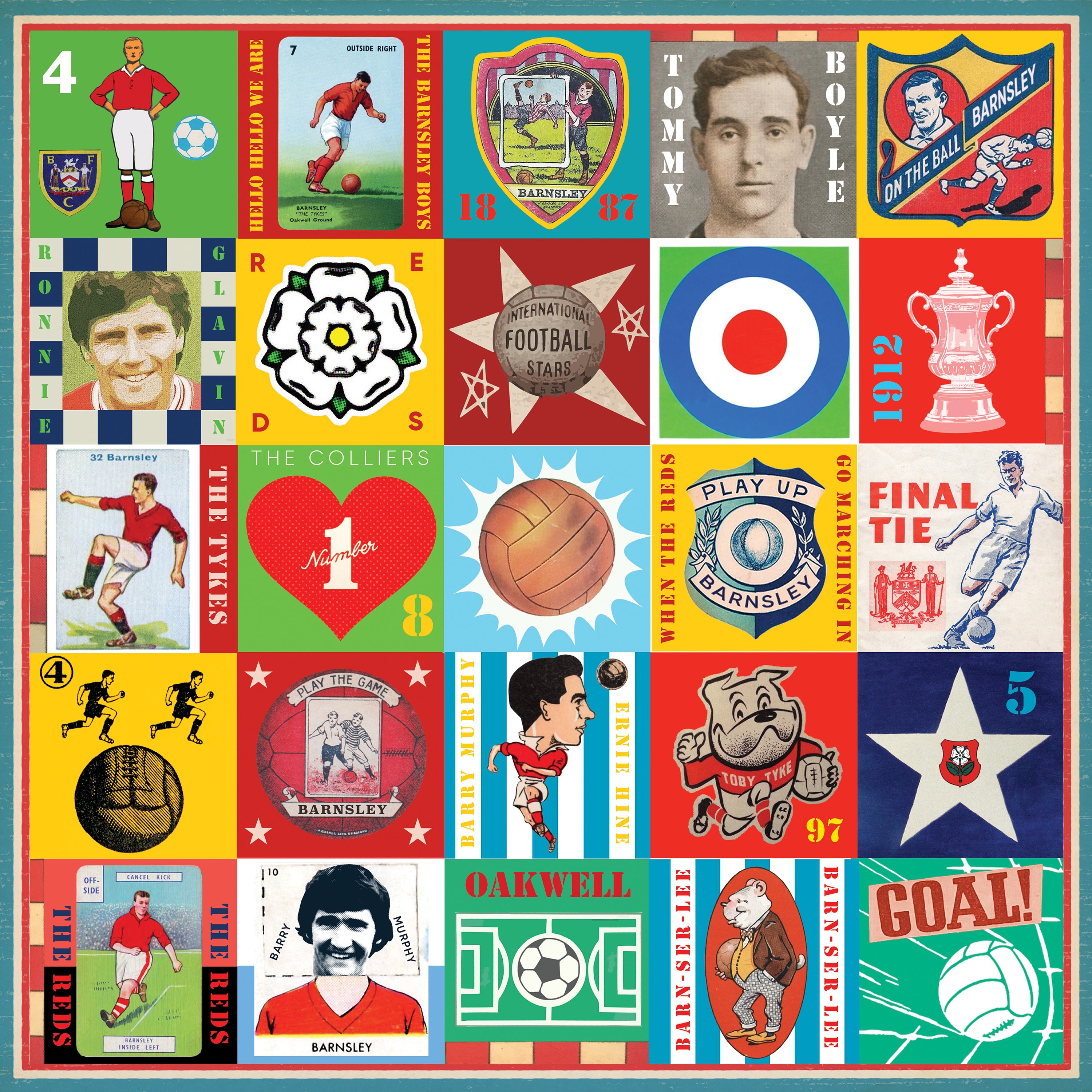 Barnsley Print Barnsley Poster Pop Art Football Retro - Etsy.de