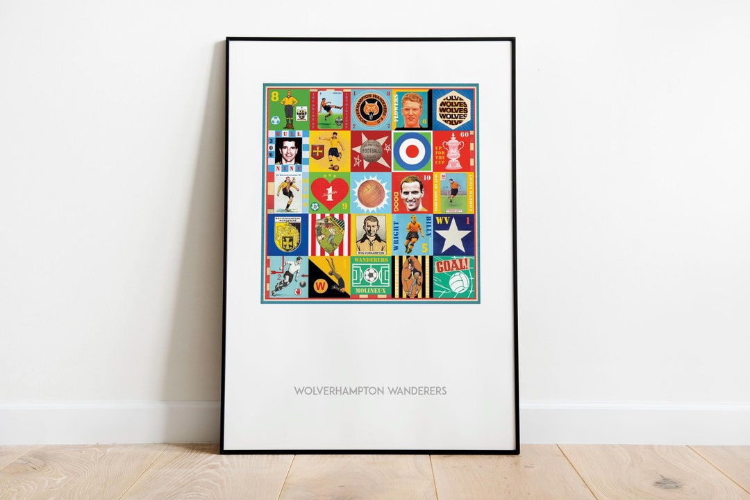 Wolves Print - Wolverhampton Wanderers Poster - Wolves Poster - Pop Art ...