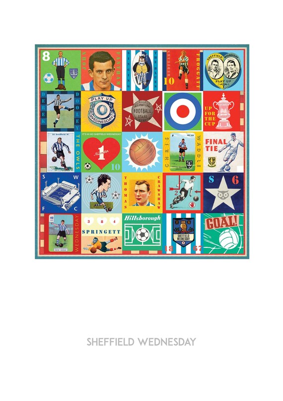 Sheffield Wednesday Print Pop Art Sheff Weds Poster Retro - Etsy