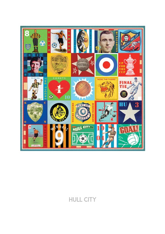 Hull City Print Hull City Poster Pop Art Retro Football - Etsy UK