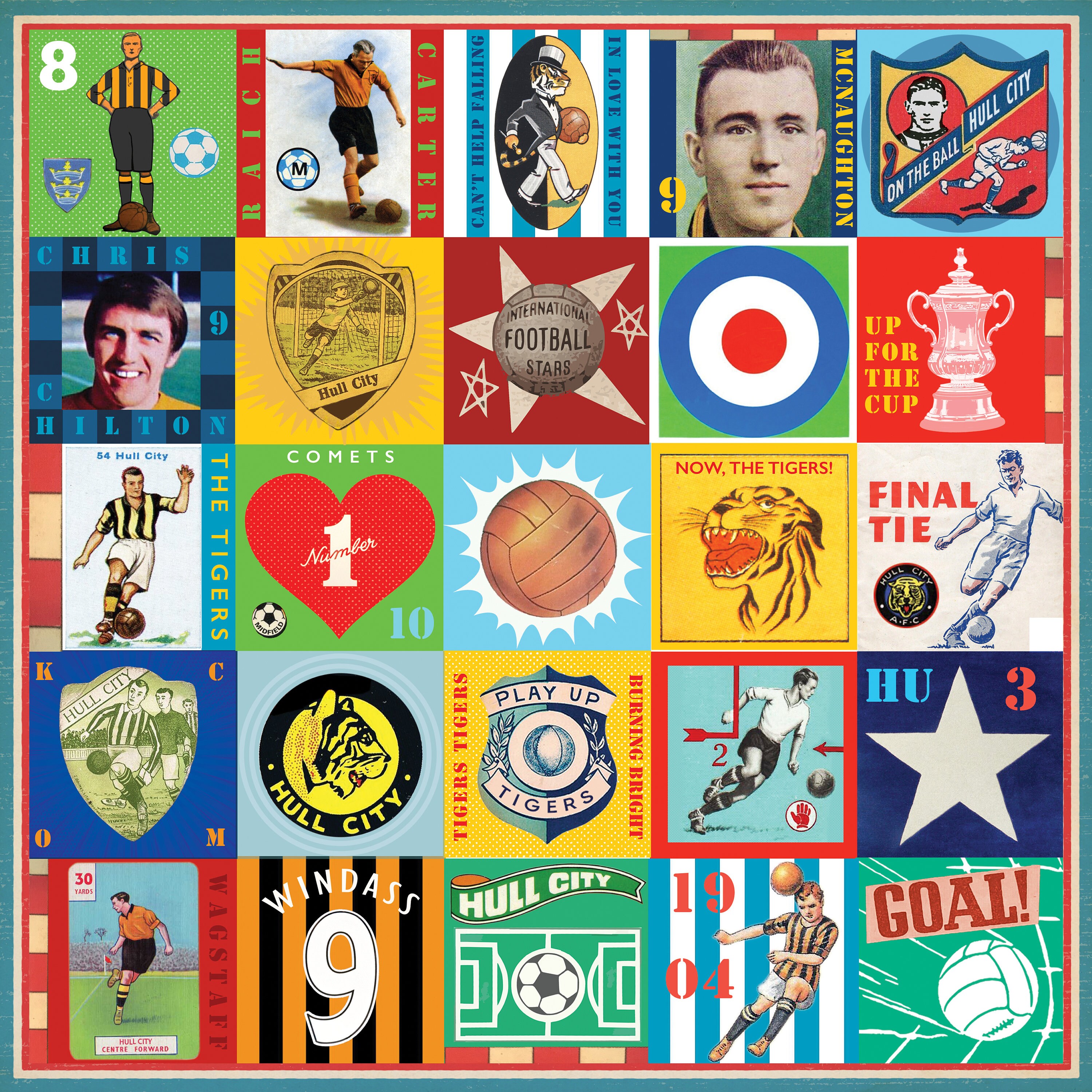 Hull City Print - Hull City Poster - Pop Art - Retro Football Print ...