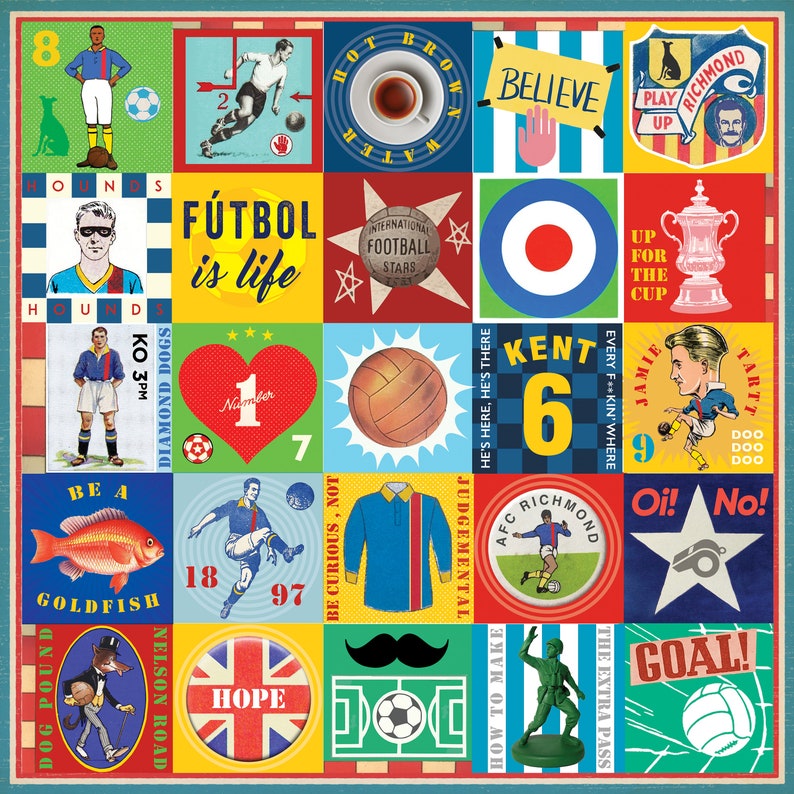 Ted Lasso Print Afc Richmond Poster Pop Art Retro Etsy