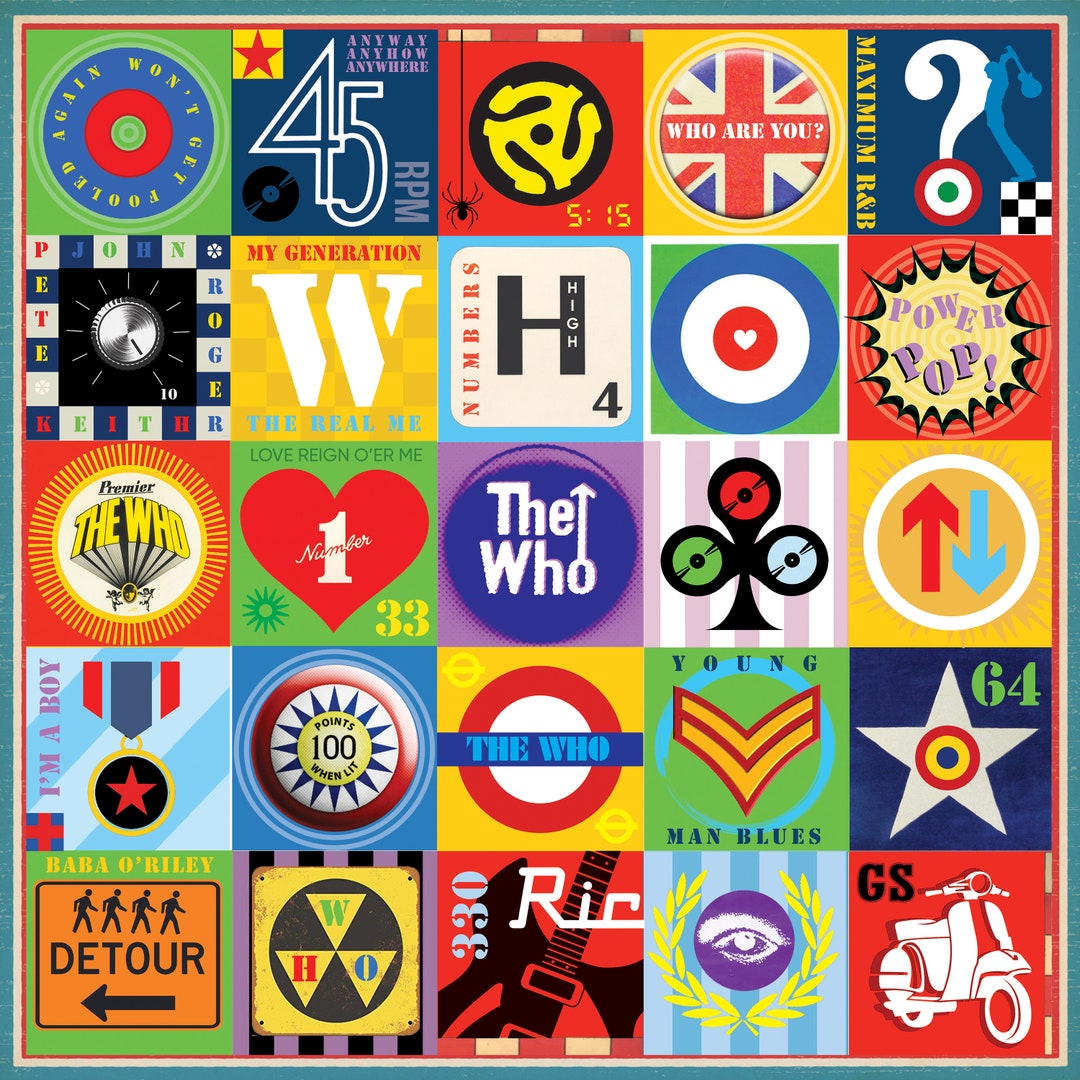 The Who Poster Print Pop Art the Who Music Art Print Mod Rock Wall ...