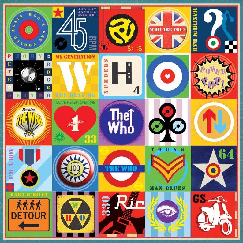 The Who Poster Print - Pop Art - the Who Music Art Print - Mod - Rock ...
