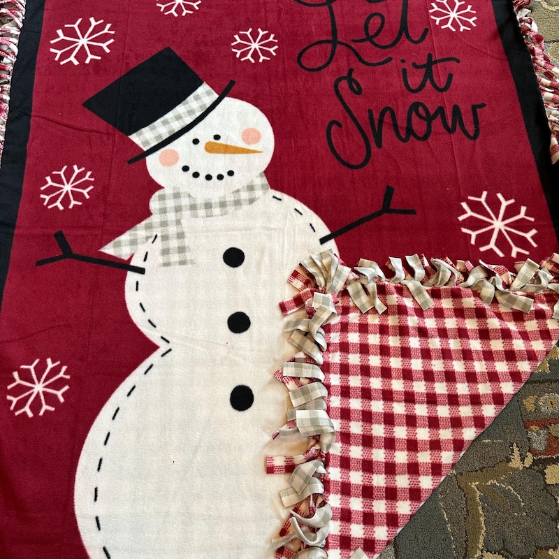 Fleece Snowman - Etsy