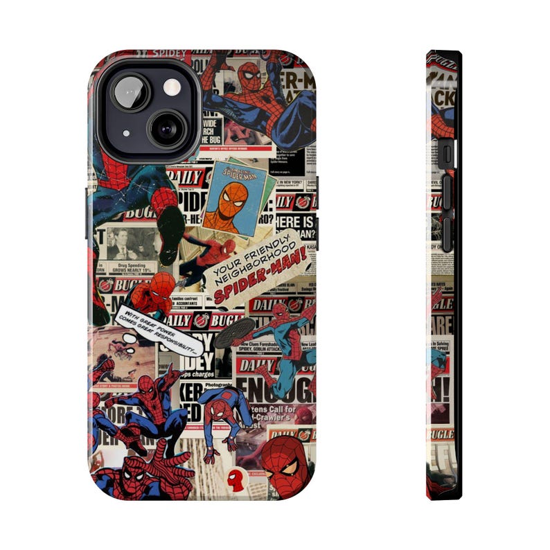 Spider-man Case Superheroes iPhone Case Phone Cover for iPhone 15 14 13 ...