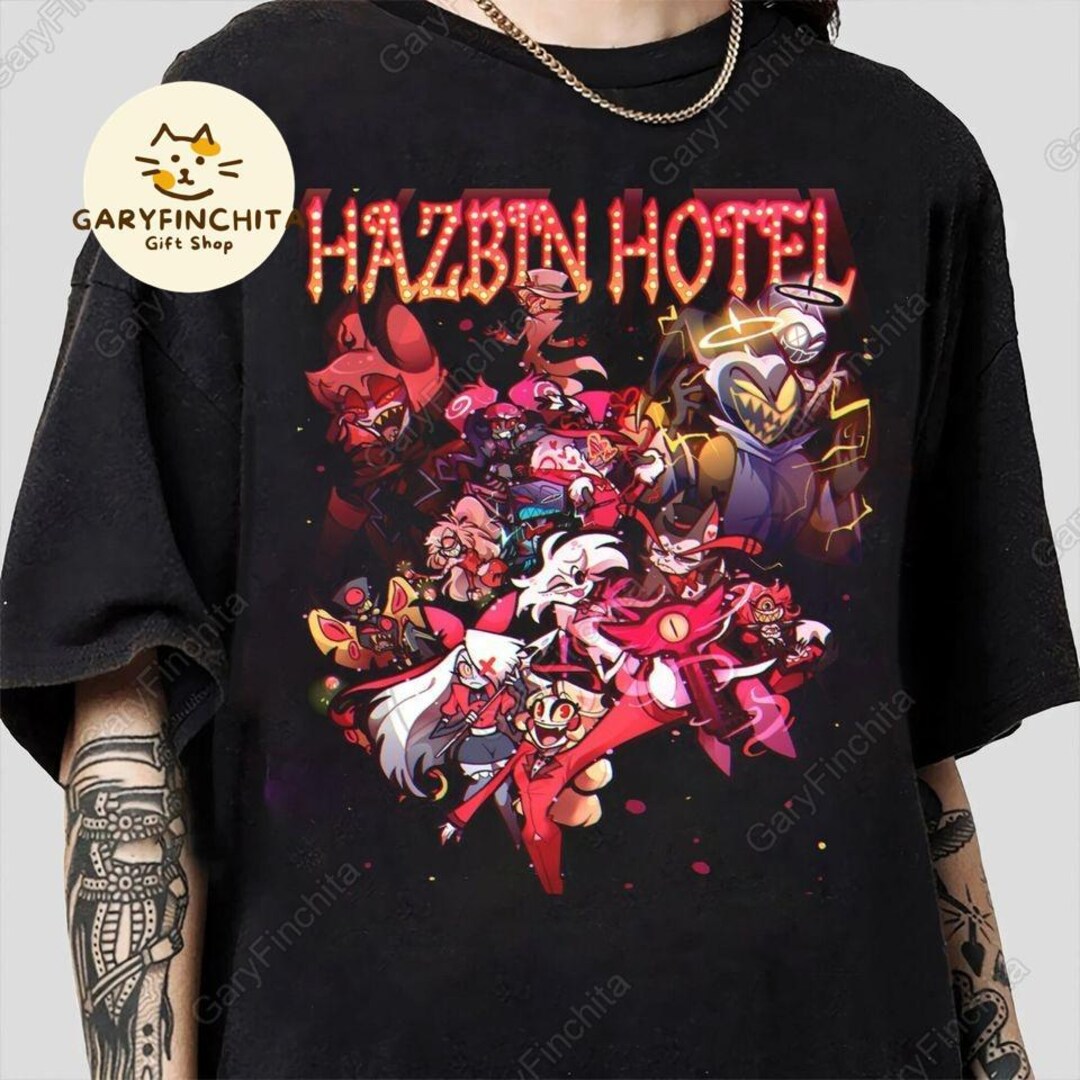 Hazbin Hotel Shirt, Hazbin Hotel Alastor Shirt, Hazbin Hotel Characters ...