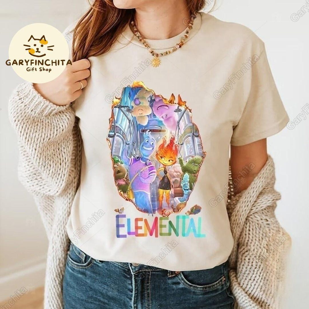 Disney Pixar Elemental Shirt, Disney Elemental Unisex T-shirt ...