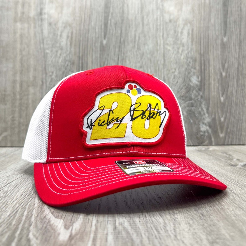 Ricky Bobby Signature #26 Racing Trucker Hat Red With White Mesh ...
