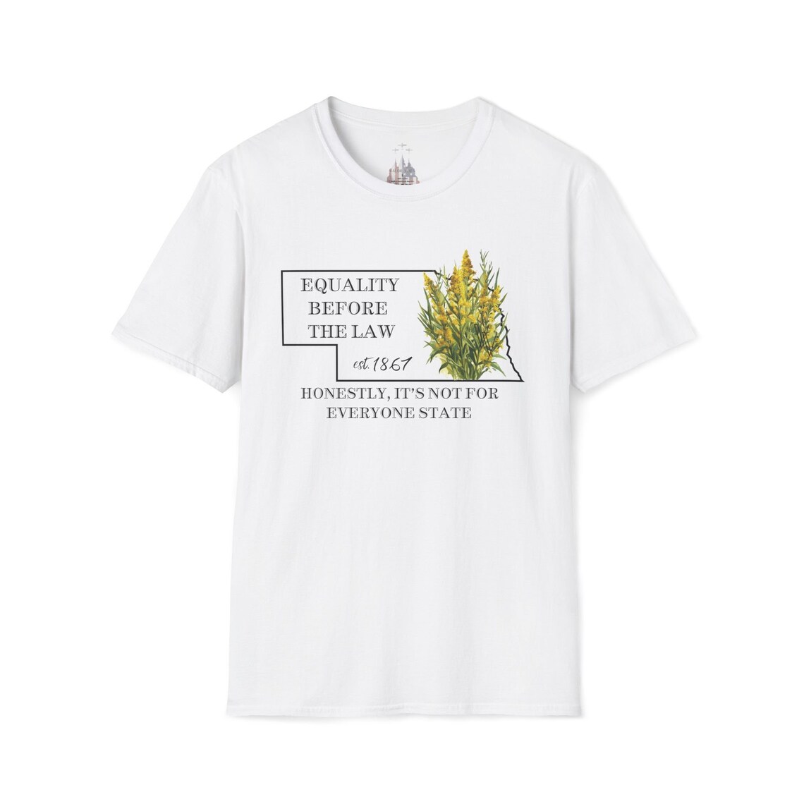 Nebraska State Outline With State Flower, Motto, Est. Year - Etsy