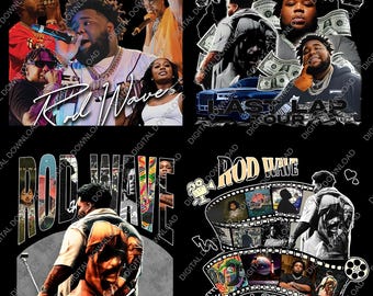 Combo Hot Rod Wave Rapper Design Png, Hot Graphic Rod Wave Last Lap ...