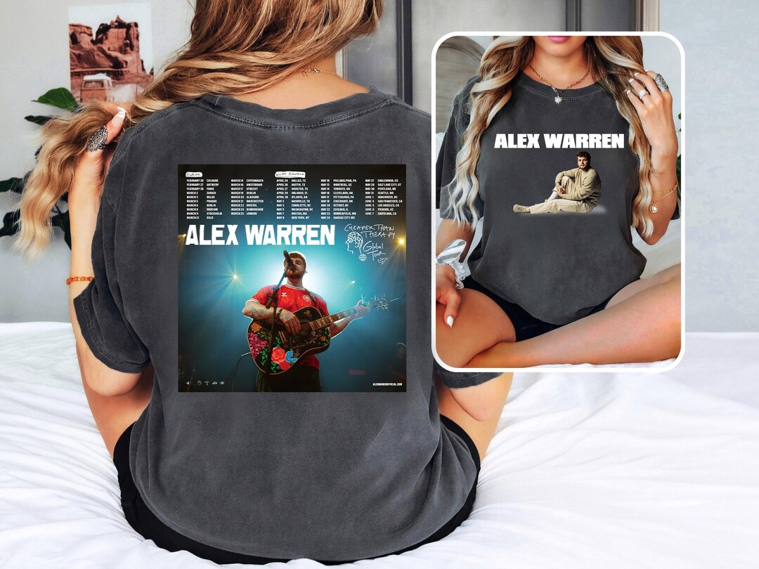New Alex Warren Shirt Cheaper Than Therapy Global Tour, Alex Warren Tee ...