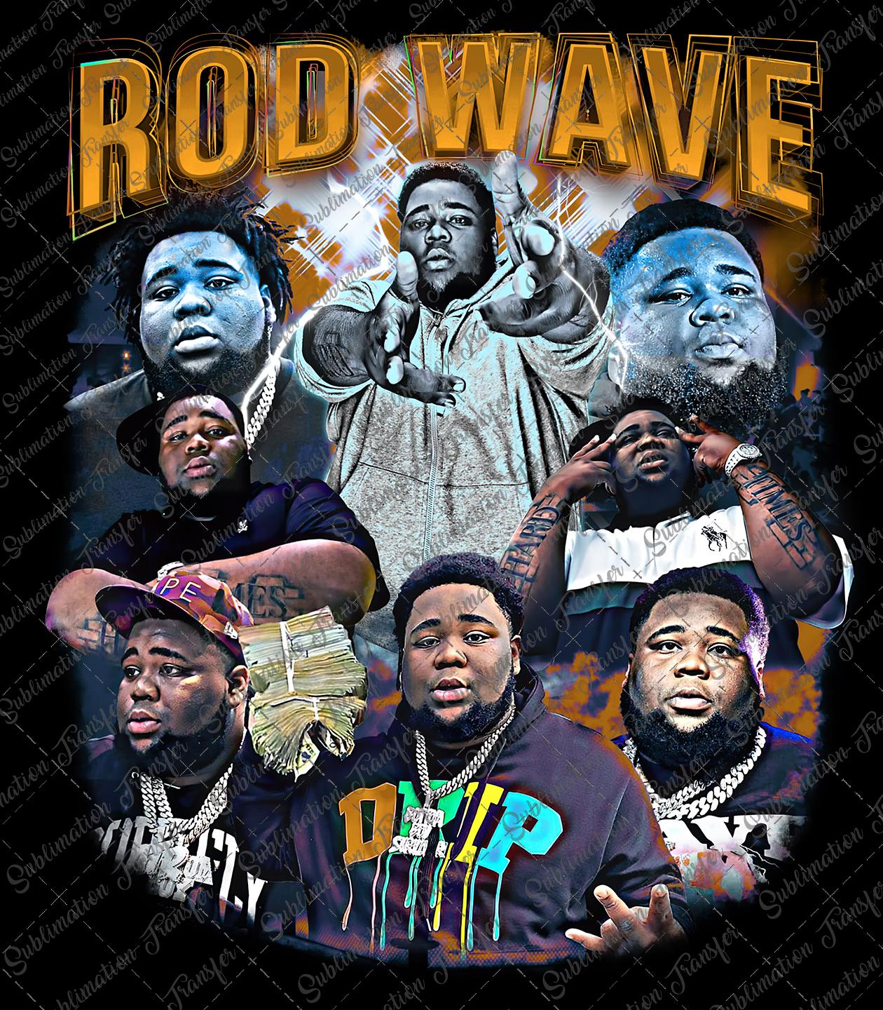 Combo Hot Rod Wave Rapper Design Png, Hot Graphic Rod Wave Last Lap ...
