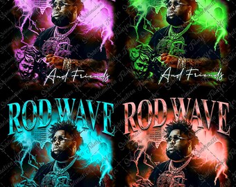 Combo Hot Rod Wave Rapper Design Png, Hot Graphic Rod Wave Last Lap ...