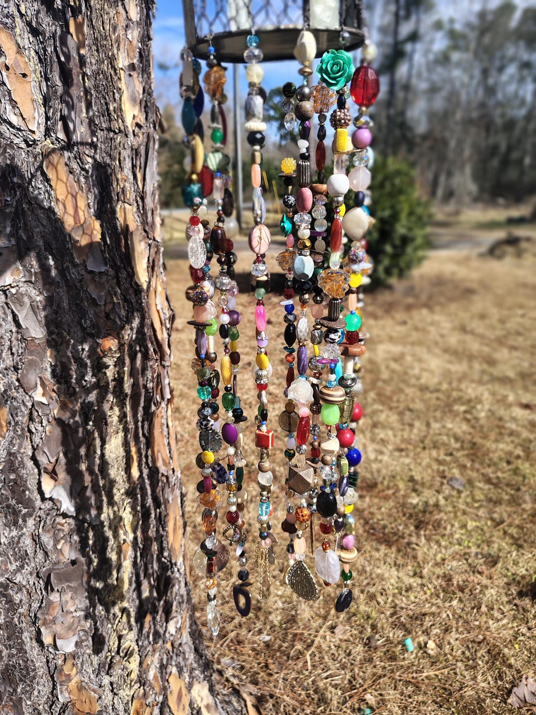 Hanging Beaded Planter - Etsy