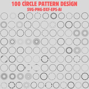 Circle SVG, Circles Monogram Svg, Circle Frames Svg, Circle Border Svg ...