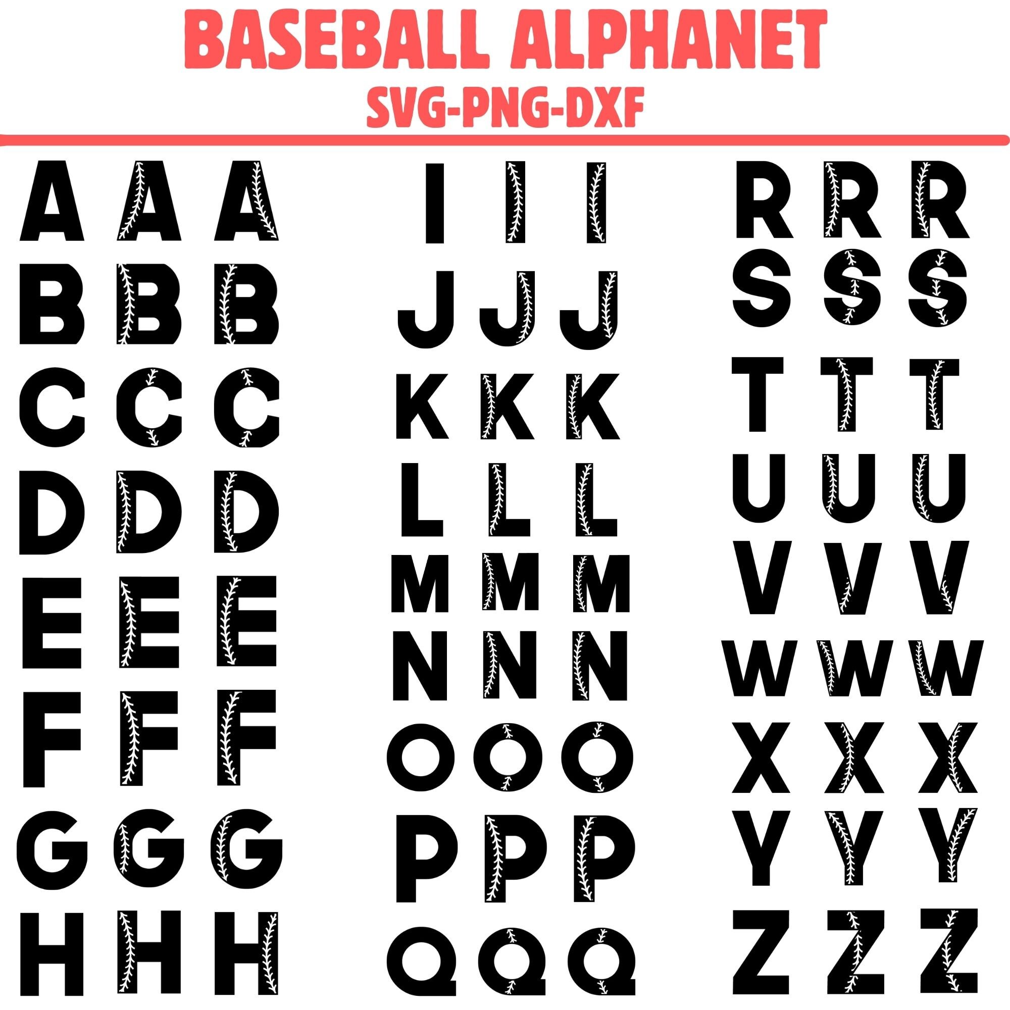 Baseball Font Svg, Varsity Font SVG, Jersey Font Svg, Sports SVG ...