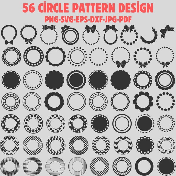 Cut Circle Svg - Etsy