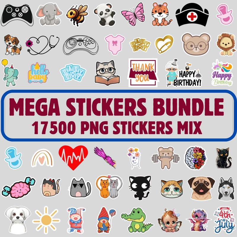 Sticker Png - Etsy