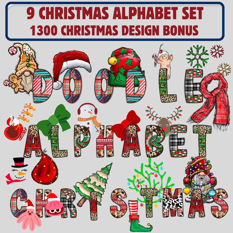 Doodle Alphabet - Etsy