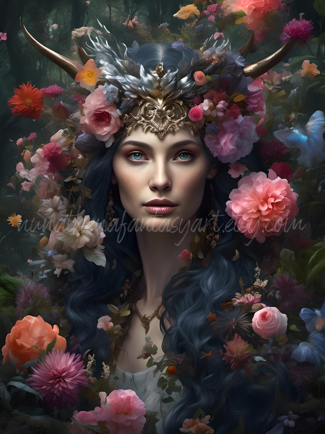 Flora Digital Download Greek Goddess of Springtime, Nature and Flowers ...