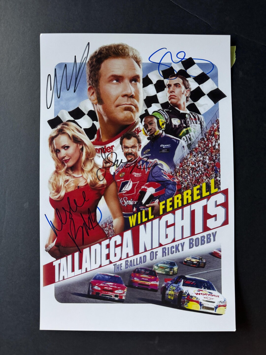 Talladega Nights, Signed Poster, Autographed by Will Ferrell, John C ...