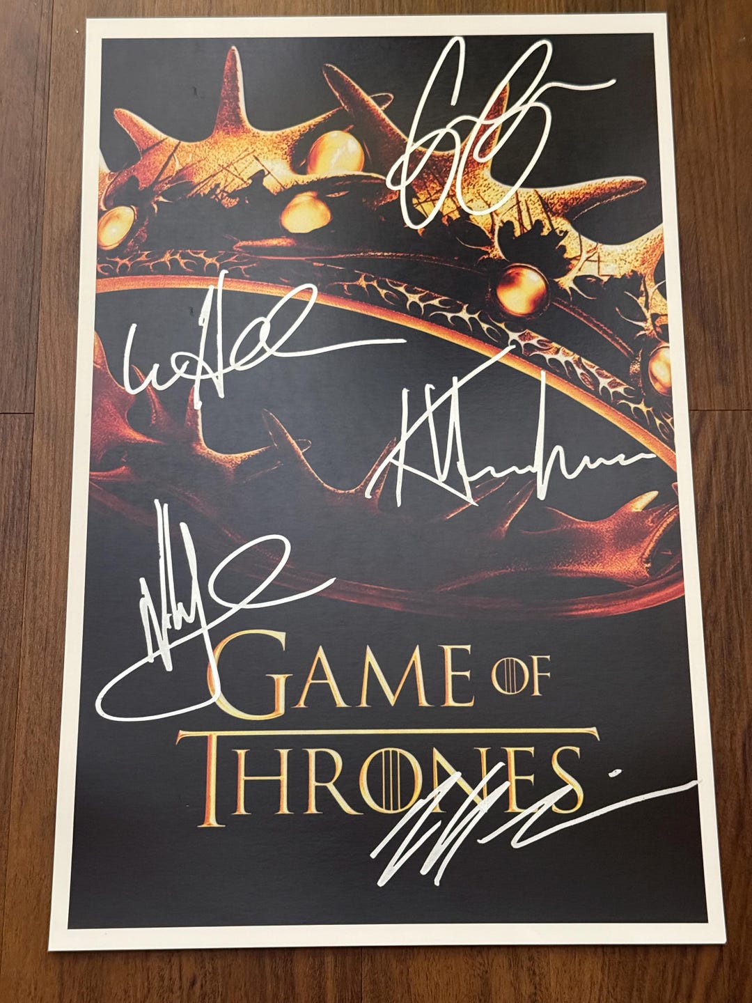 GAME of THRONES, Signed Poster, Autographed by Samuel L Jackson, Kurt ...