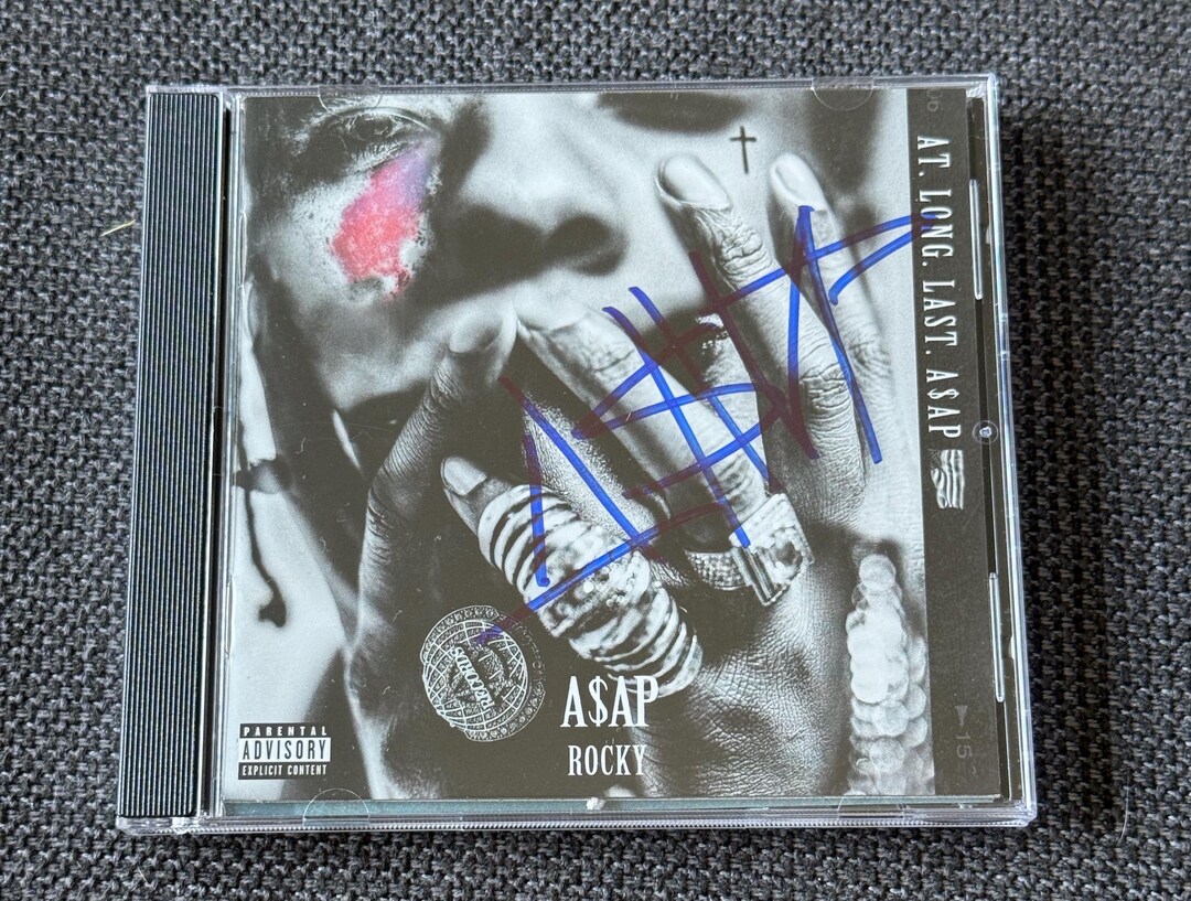 ASAP Rocky – At. Long. Last. ASAP Signed With Coa - Free Protective ...