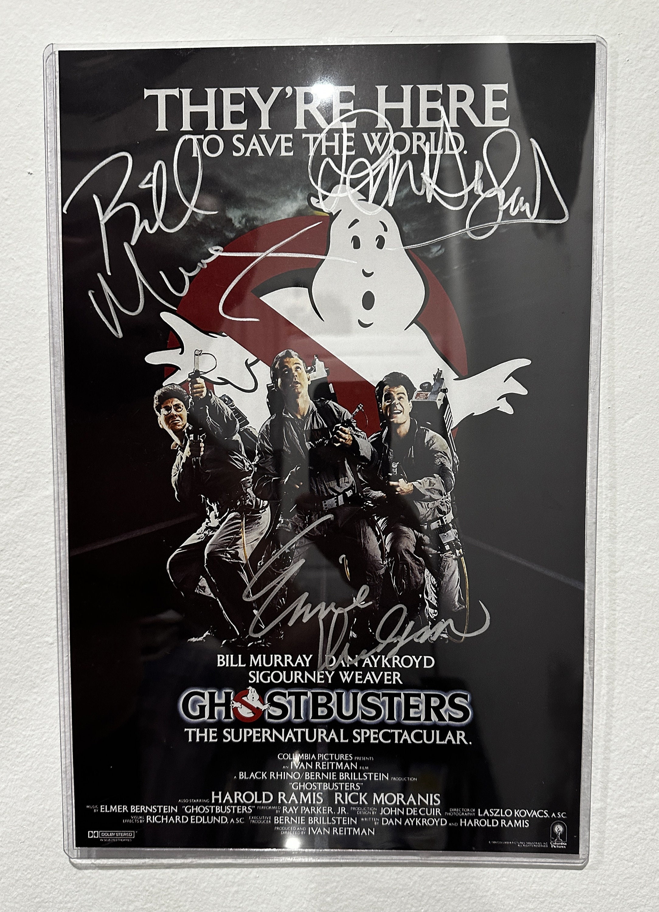 Ghostbusters Movie Poster 11X17 Bill Murray, Dan Aykroyd, and Ernie ...
