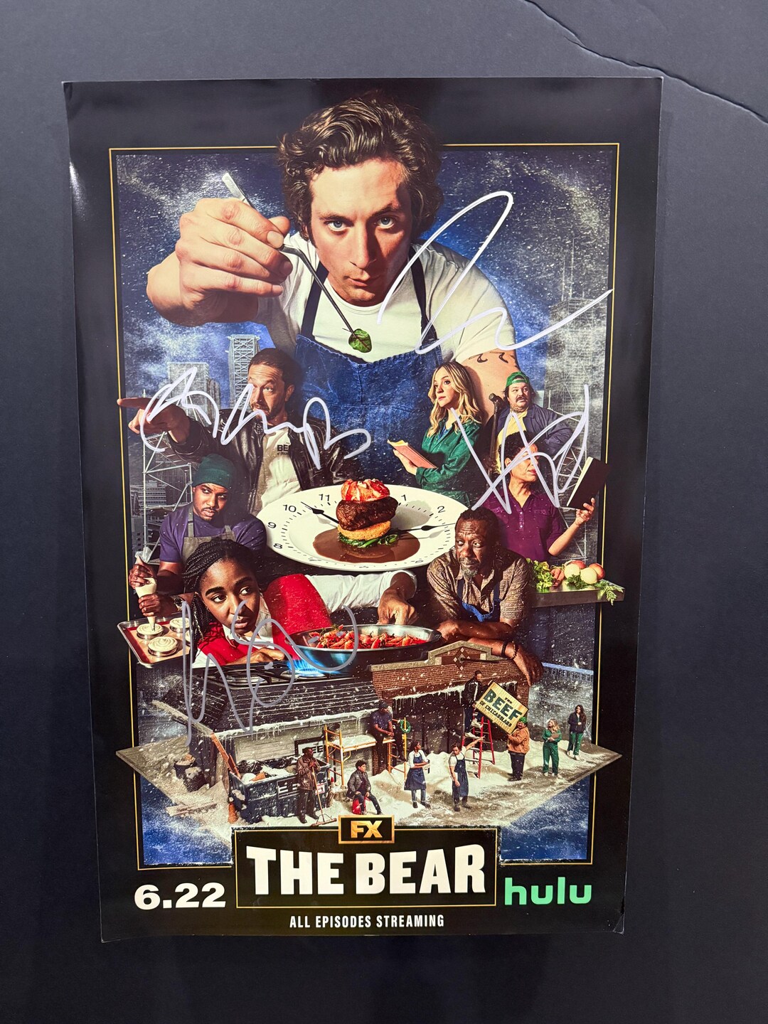 The Bear, Signed Poster Autograph by Jeremy Allen White, Matty Matheson ...