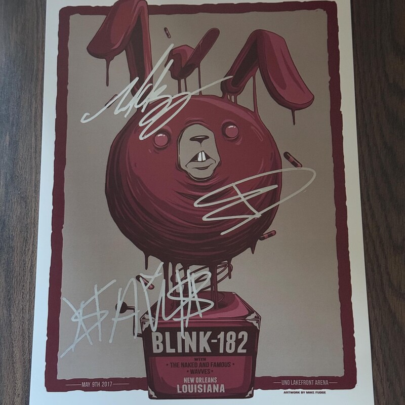 Blink 182 Poster - Etsy
