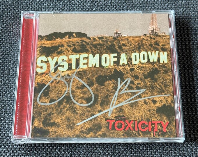 System of A Down – TOXICITY Signed By: Serj Tankian and Daron Malakian ...