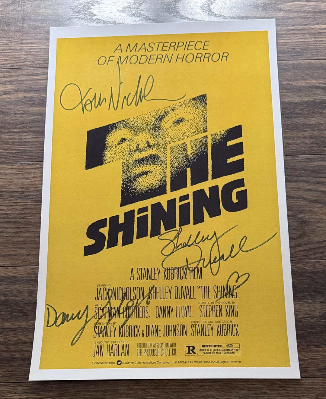 The Shining, Signed Poster, Autographed by Jack Nicholson, Shelley ...