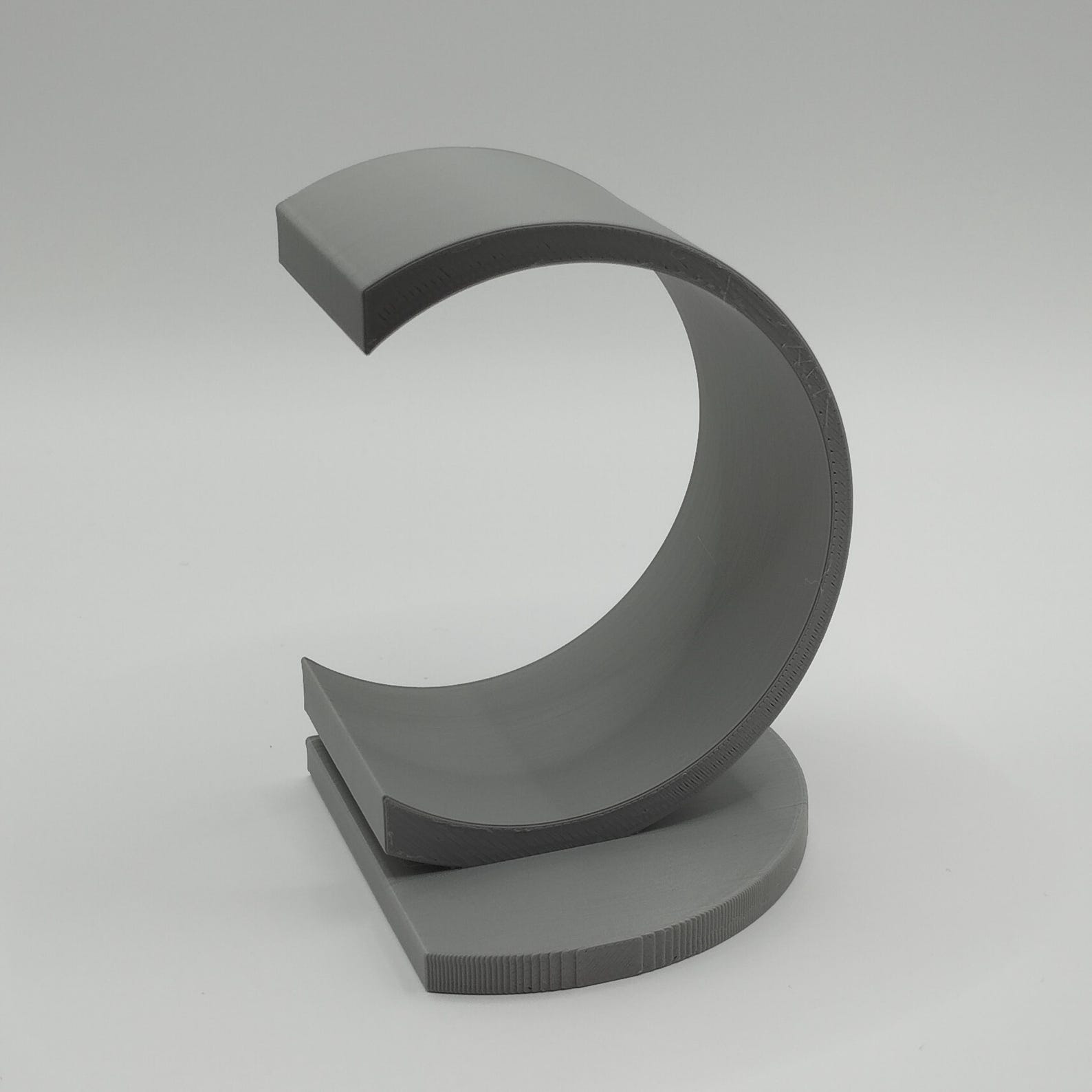 Modern Rounded Bookend | 3d Printed - Etsy