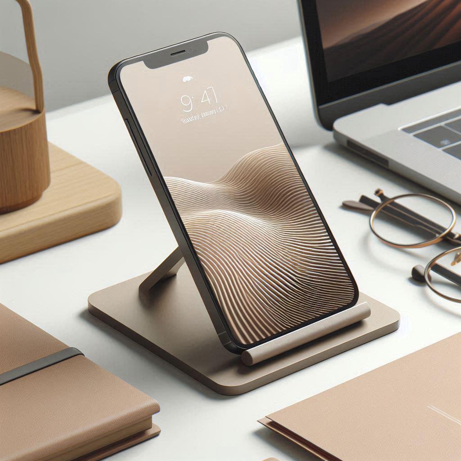 Modern Sleek Phone Stand | 3d Printed - Etsy