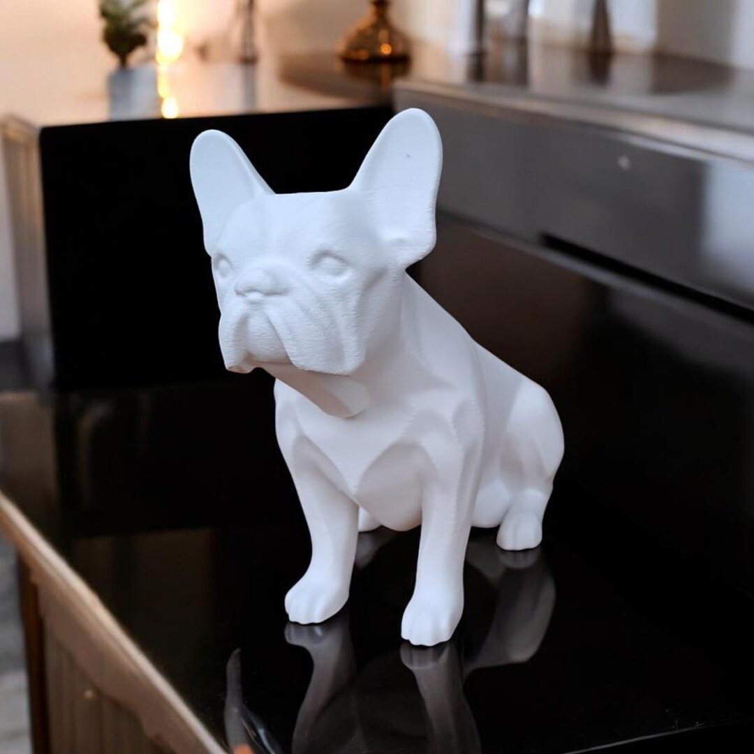 The Frenchie | Minimal Design | 3d Printed Sculpture - Etsy