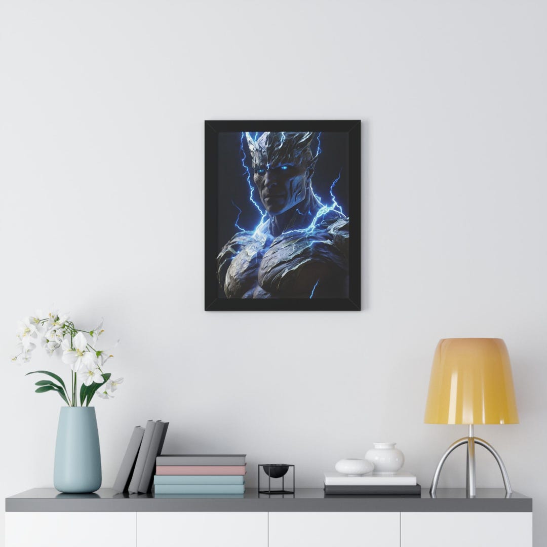 Dota 2 MOBA Hero Skins Framed Poster, Alternative Razor Character Art ...